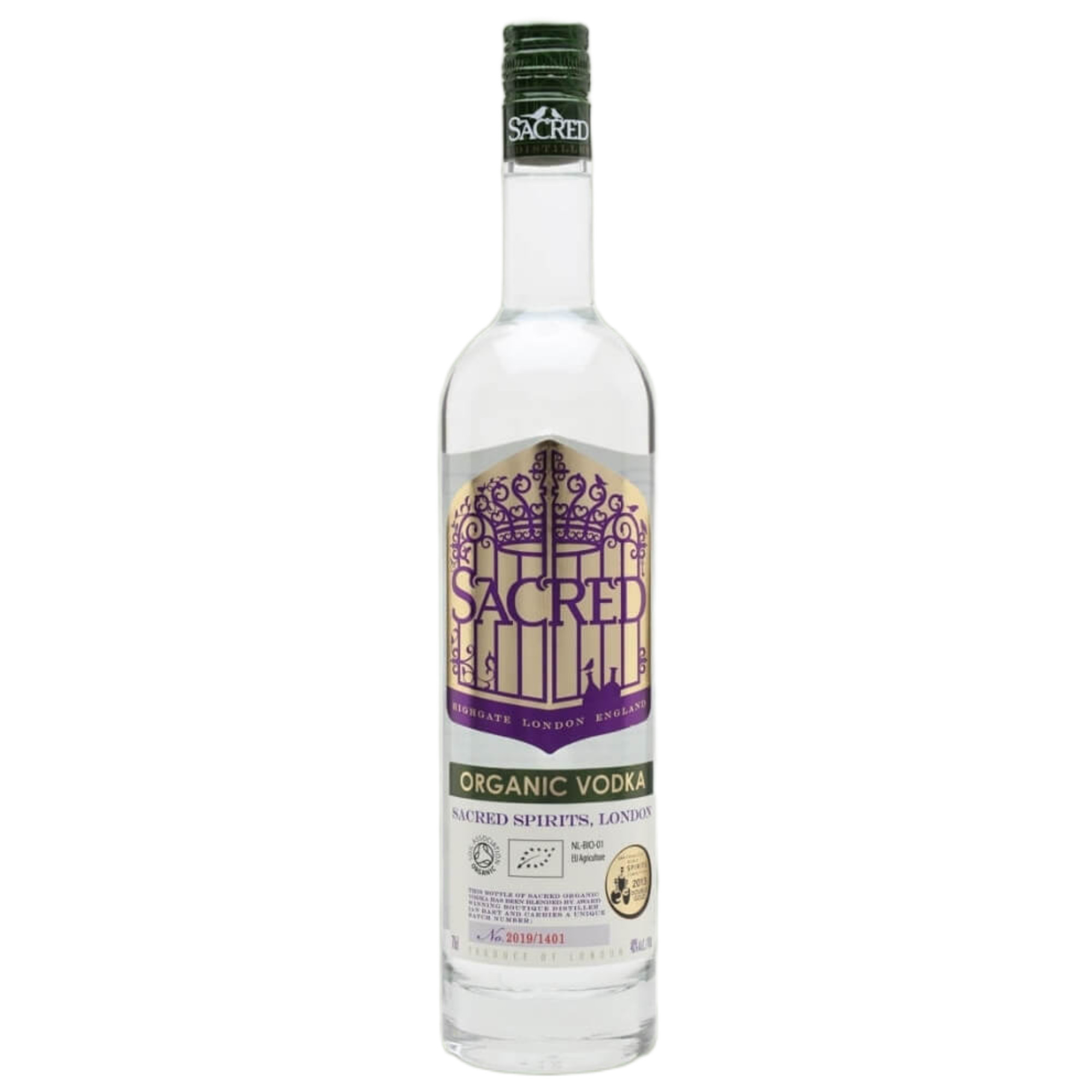 Sacred Organic Vodka - PhoenixBev Online Shop, Mauritius