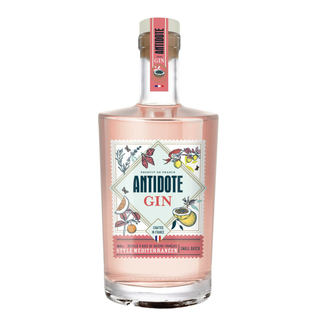 Antidote Gin, Style Méditerranéen - PhoenixBev Online Shop, Mauritius