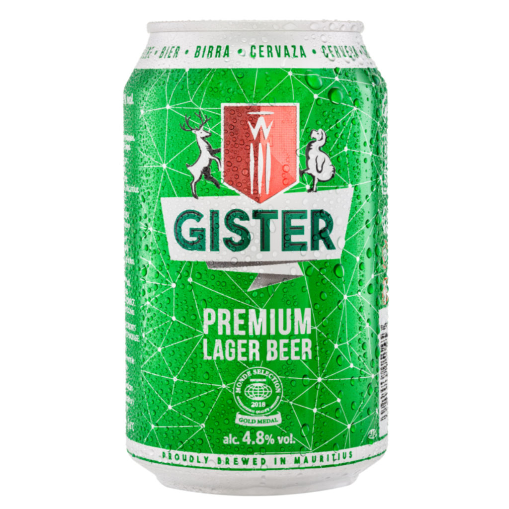 Gister Premium Beer Can - PhoenixBev Online Shop, Mauritius