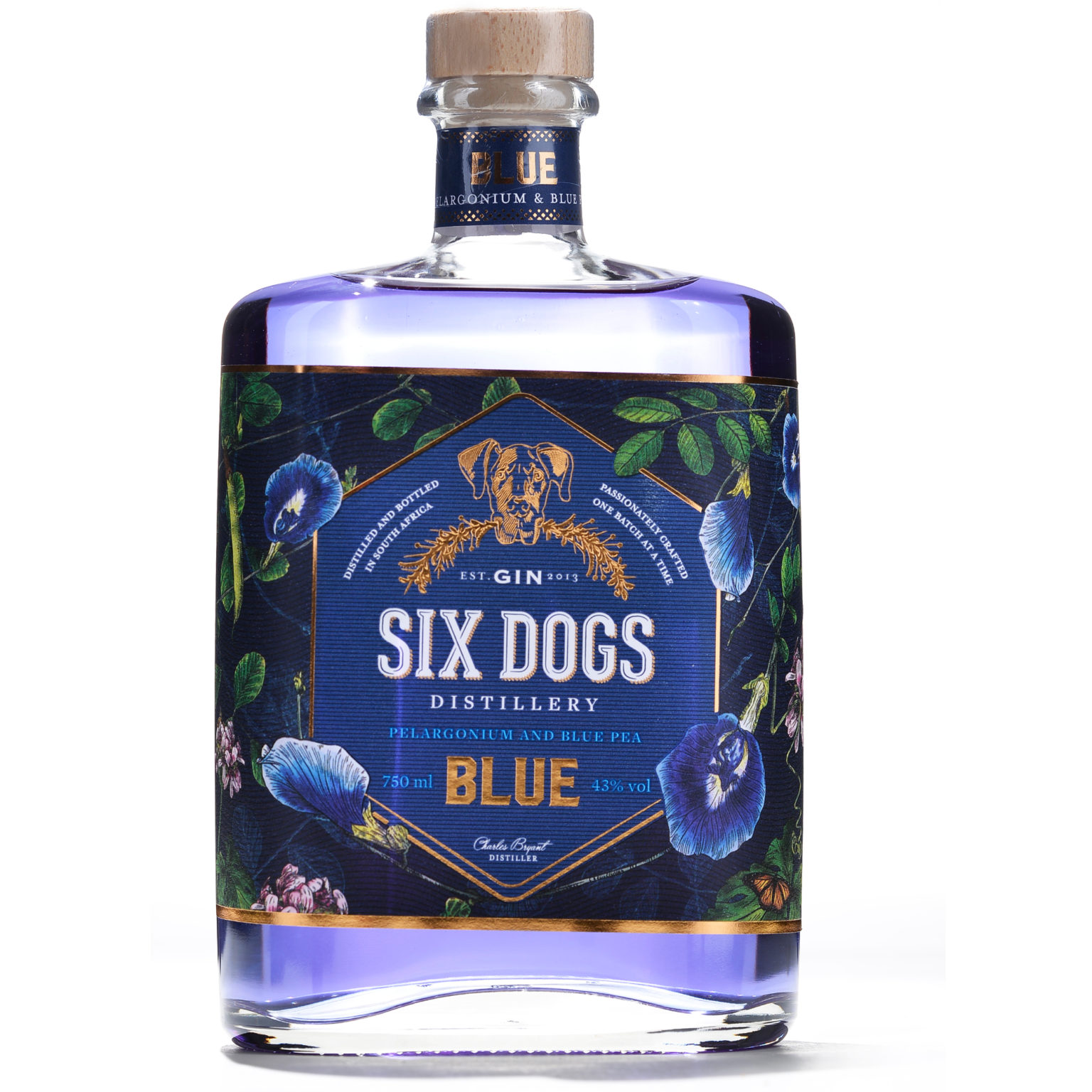 Six Dogs, Blue Gin - PhoenixBev Online Shop, Mauritius